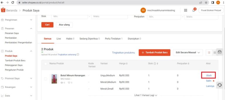Cara Menambah Variasi di Shopee, Mulai Warna hingga Ukuran - Plugin ...