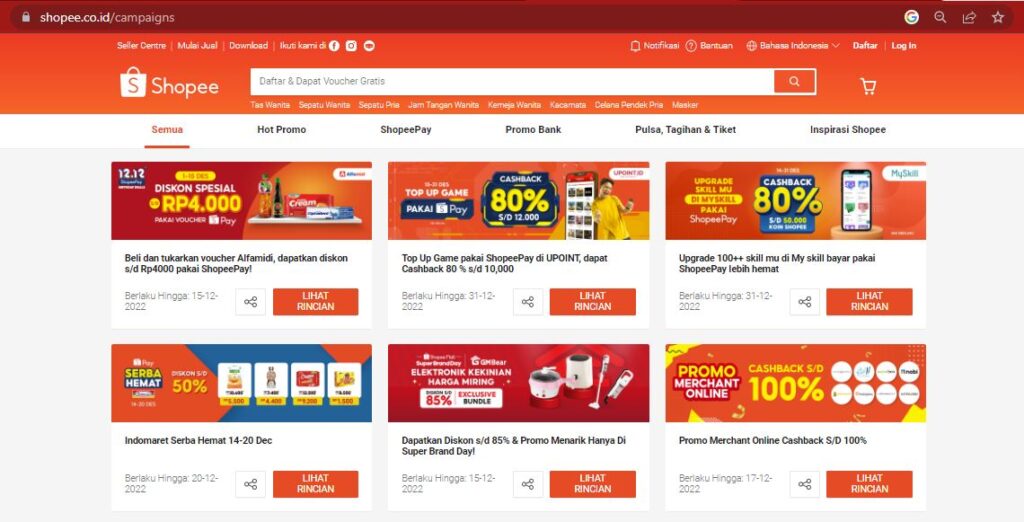 Cara Melihat Kalender Shopee untuk Dapat Promo Lewat Aplikasi dan Web ...