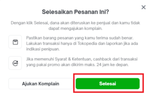 3 Cara Konfirmasi Penerimaan Barang di Tokopedia agar Dapat Cashback ...