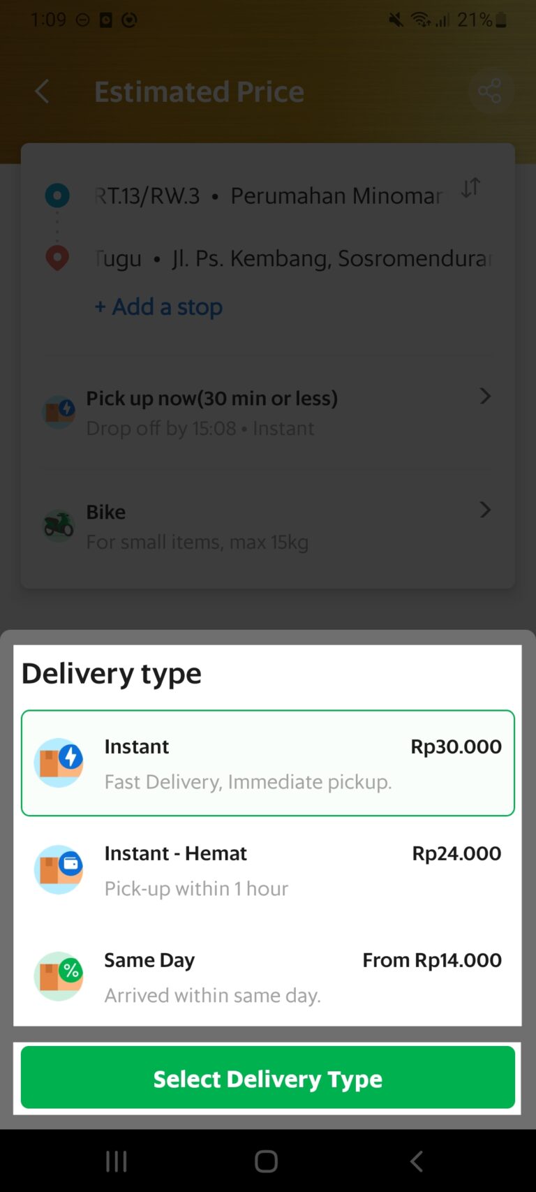 Tarif Grab Express, Jenis Layanan dan Cara Cek Ongkos Kirimnya - Plugin ...