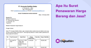 3 Contoh Surat Penawaran Harga Barang dan Jasa - Plugin Ongkos Kirim