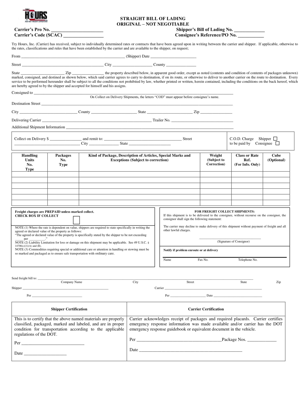 5 Contoh Bill of Lading [+ Template Excel & PDF Gratis] - Plugin Ongkos ...