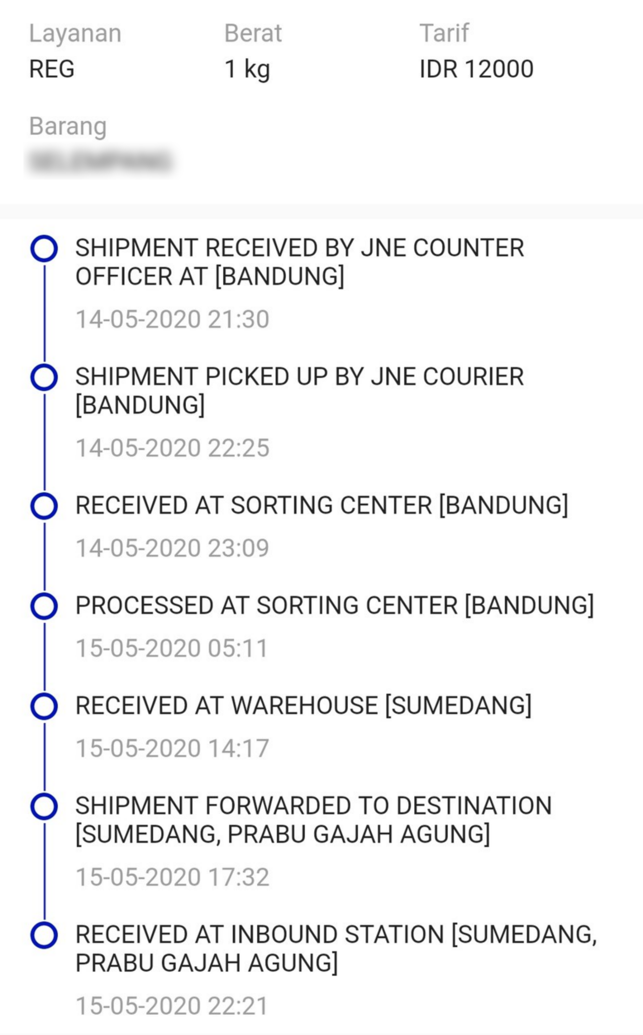 Makna Status Received at Inbound Station, Berapa Lama Prosesnya? - Plugin Ongkos Kirim